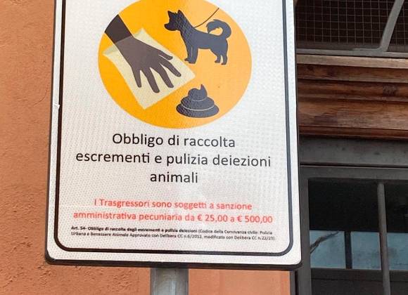 Cesena: cartelli in 5 strade contro le deiezioni di animali lasciate a ...