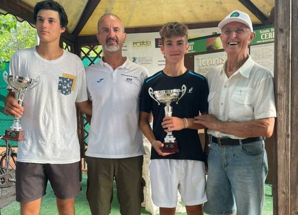 Tennis, Luca Grasso vince il torneo di Terza del Ct Cerri