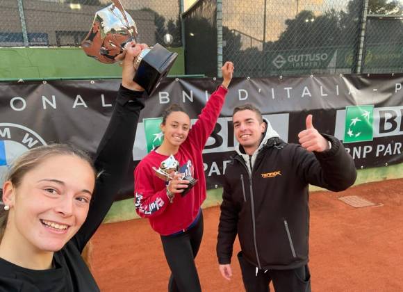 Tennis, Modesti-Zanolini: festa in doppio