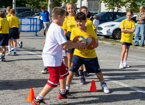 Un successo la festa del minibasket al Campus di Faenza