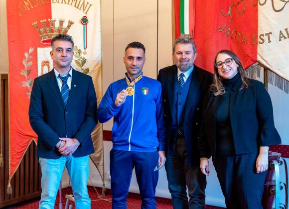 Karate, il campione europeo Manuel Cunti ricevuto in Comune a Rimini