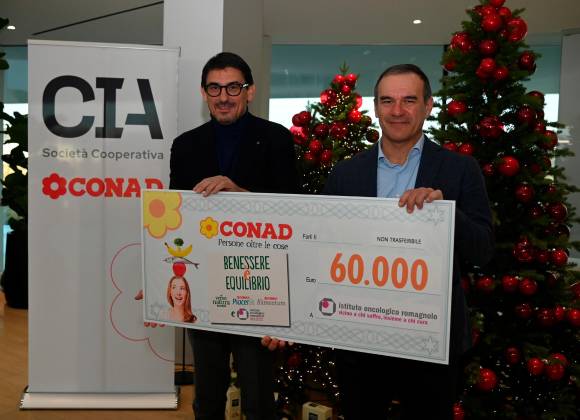 Forlì, da Cia Conad 60mila euro a sostegno dello Ior