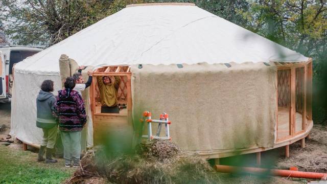 Meldola. Realizzata una yurta in collina per ospitare laboratori ed ...