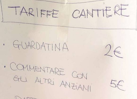 Cesena, un tariffario per gli "umarel" che criticano i cantieri