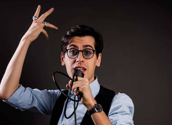 Il comico Alessandro Ciacci a Cesena