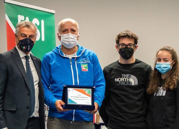 Arrampicata sportiva, Gulia Randi e Marco Rontini premiati al Coni