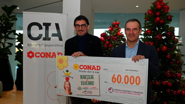 Forlì, da Cia Conad 60mila euro a sostegno dello Ior