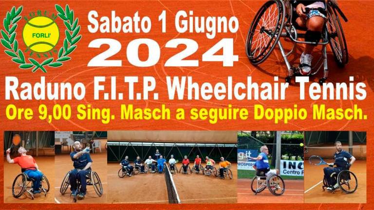 Tennis: sabato il raduno Fitp Wheelchair al Forum dove avanza il torneo di Quarta, nel vivo il ...